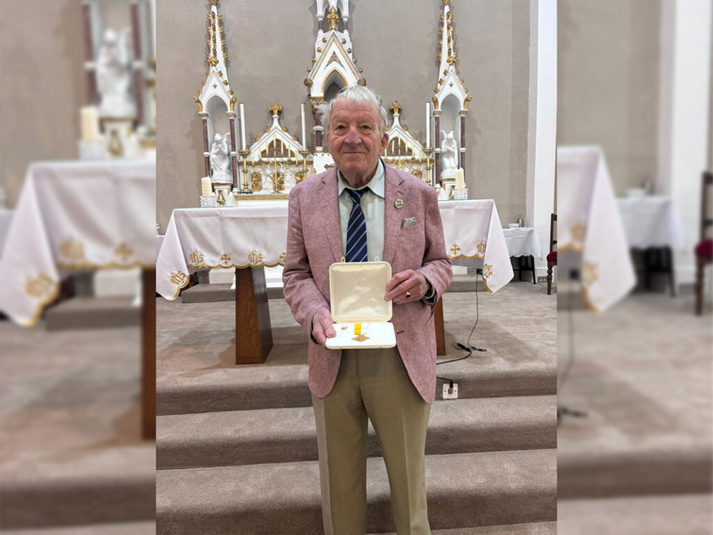 Crooke choir singer honoured with papal medal - The Irish Catholic